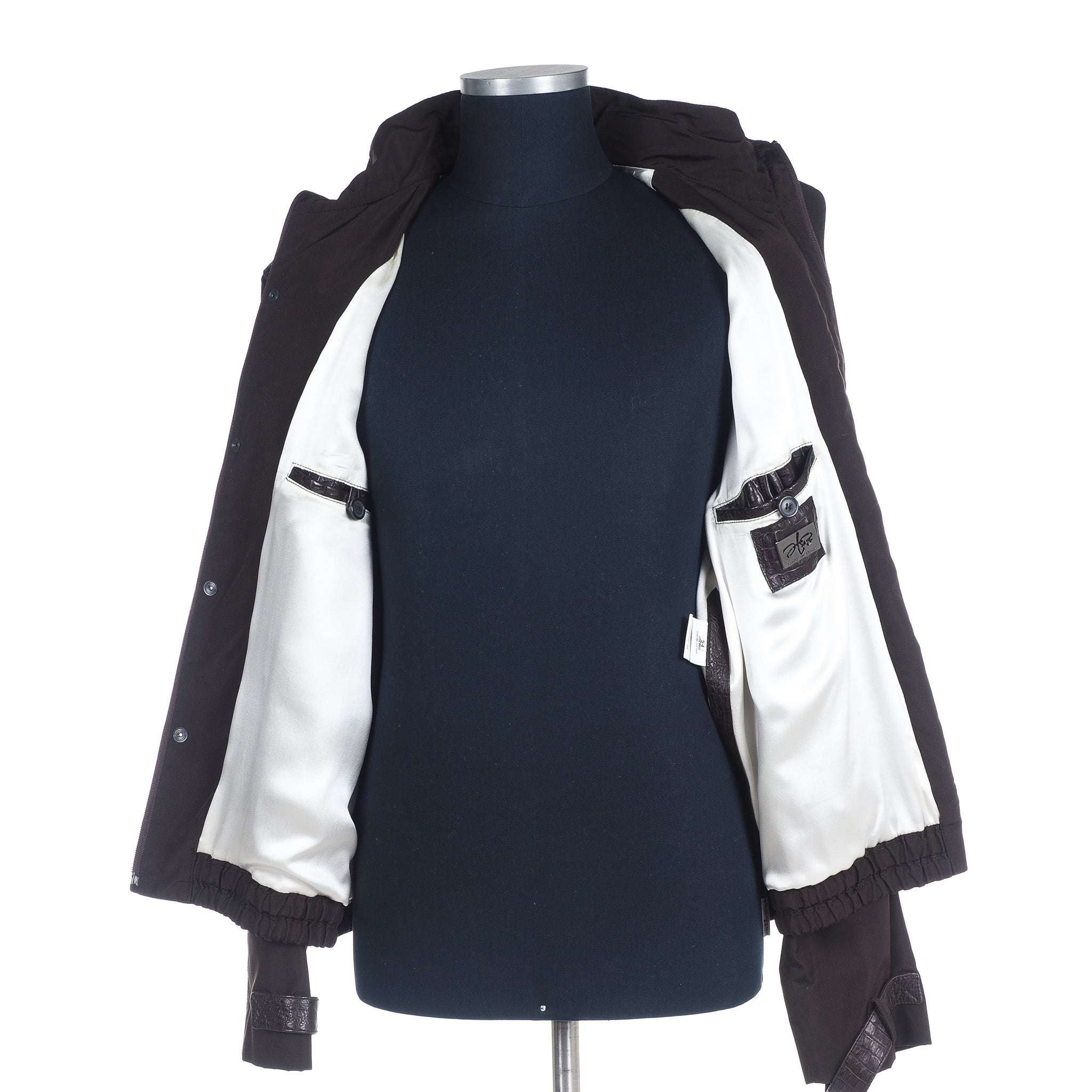 Hettabretz - Men's Alligator Embossed Silk Jacket ᐅ €1.350 SALE ...