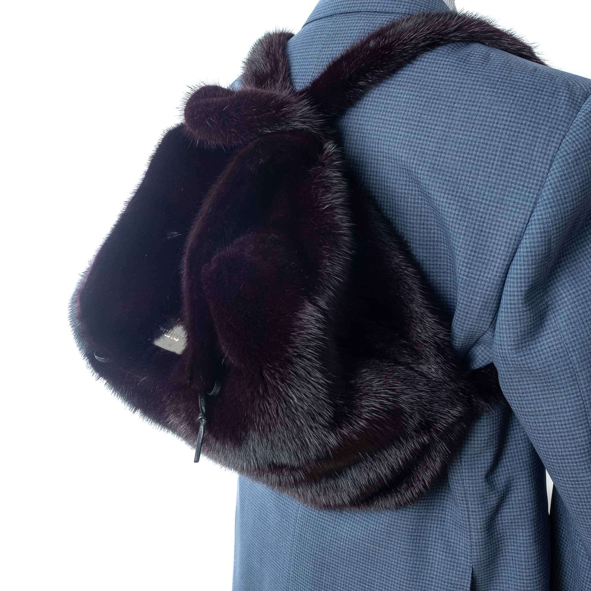 Hettabretz - Men's Burgundy Women Mink Backpack ᐅ €2.450 SALE | Fashion ...