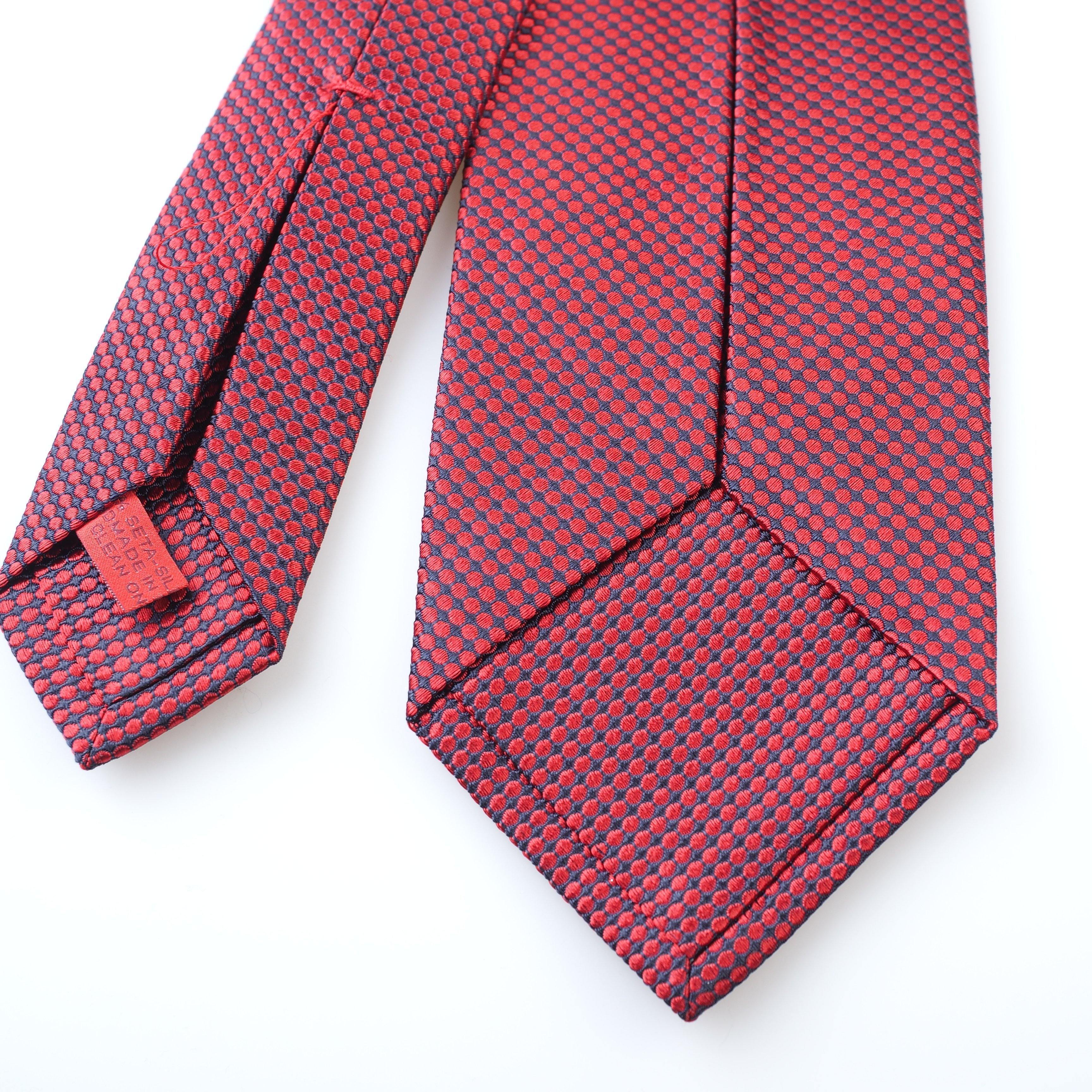 ISAIA - Men's Tie "5 Fold" Red Dots ᐅ €79,99 SALE | Fashion Flow Vienna ...