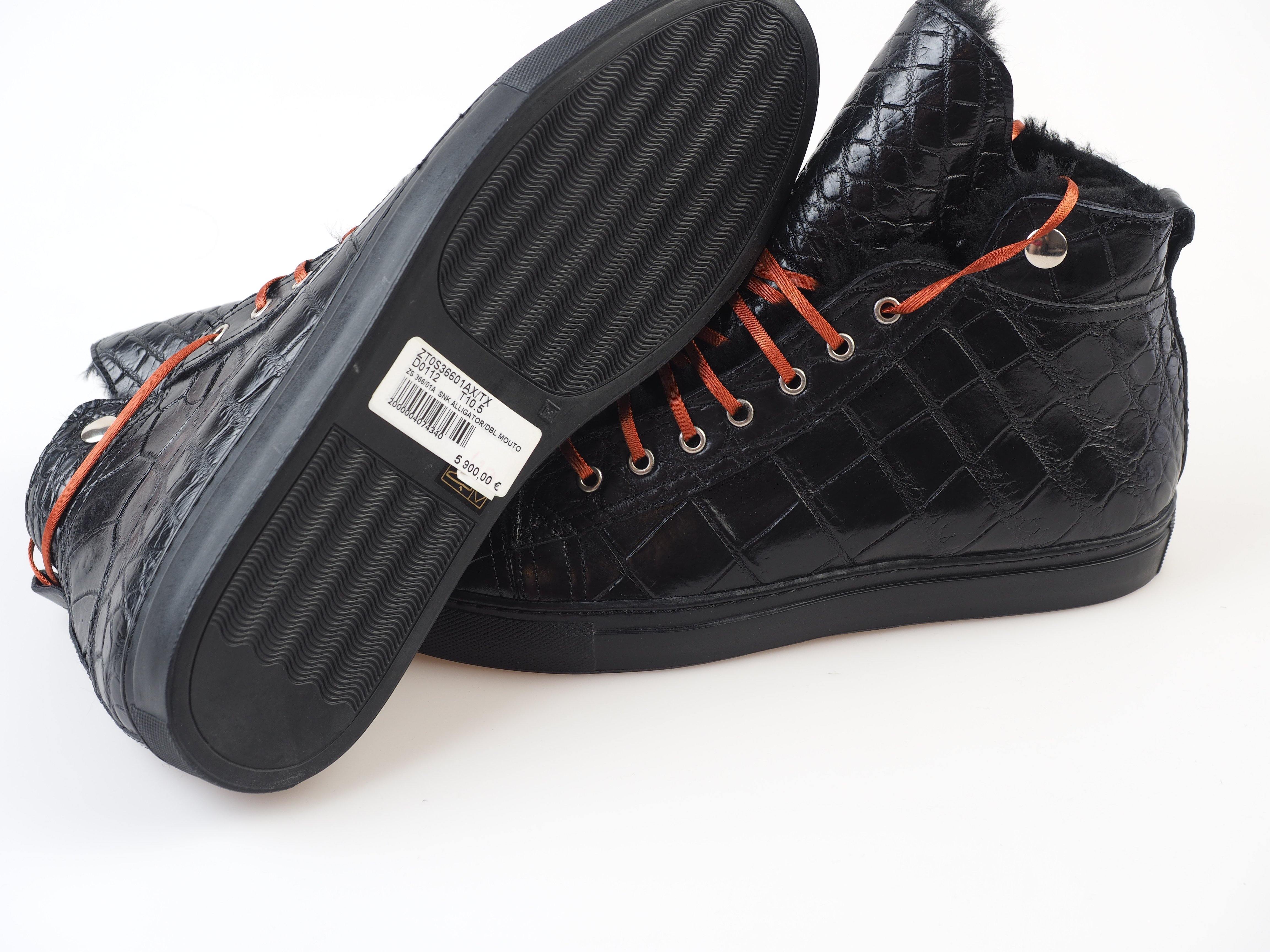 Zilli - Men's Hightop alligator Winter Sneaker ᐅ €1.900 SALE | Fashion ...